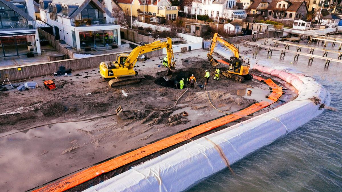 How an Inflatable Cofferdam Simplifies Excavation - NoFloods